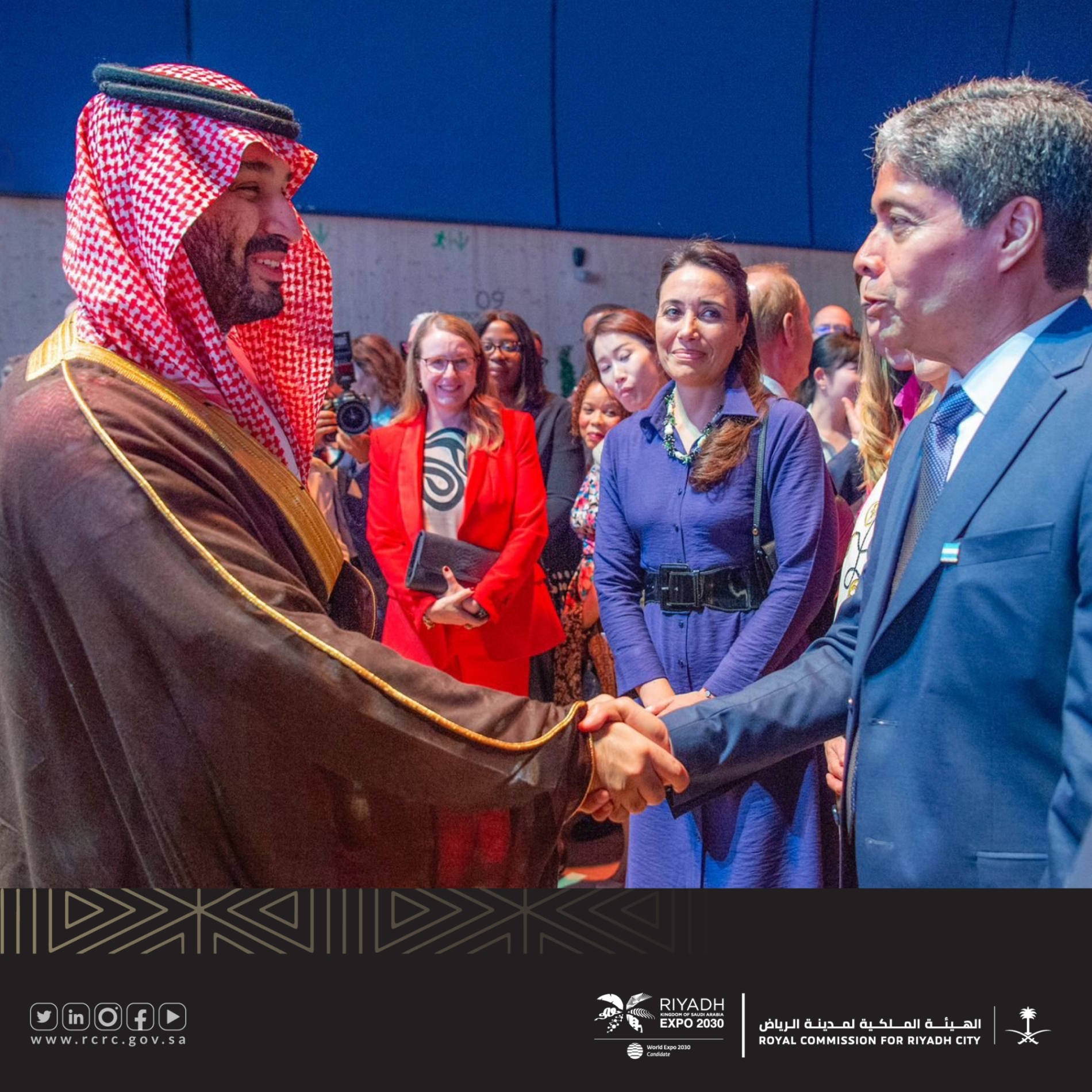 HRH Crown Prince attends Kingdom’s reception in Paris for Riyadh Expo ...