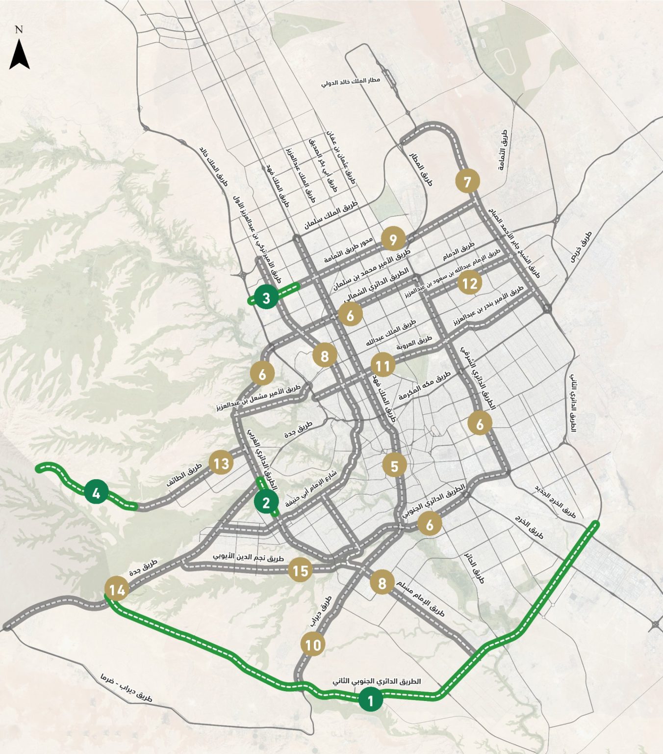 Main & Ring Road Axes Development Program - Royal Commission for Riyadh ...