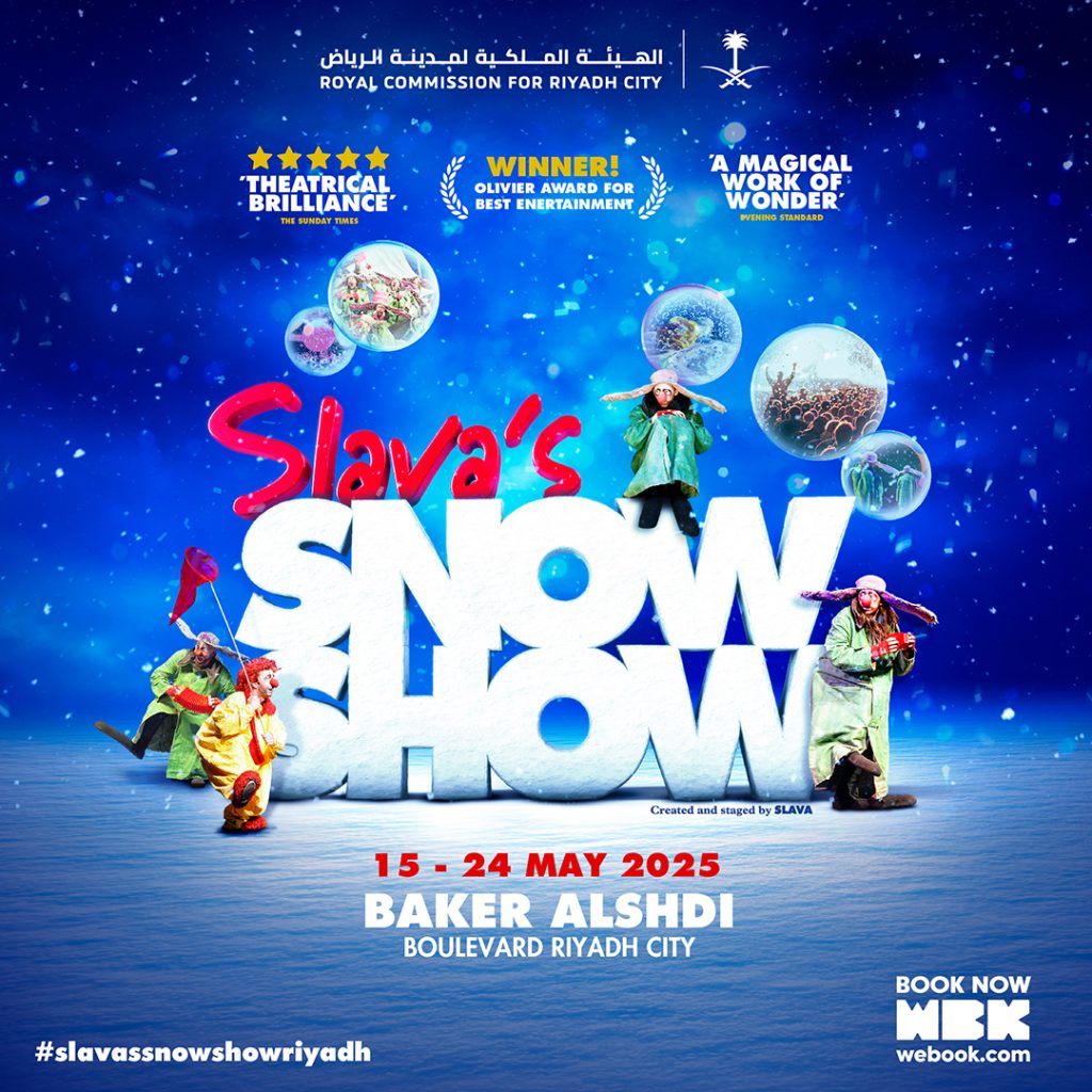 RCRC announces the debut of Slava’s Snowshow in Riyadh - Royal ...